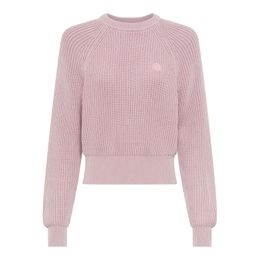 HUGO BLUE Damen Strickpullover "Slipery"light, pastel pink 681, Gr. XXL, unifarben, Strick, Obermaterial: 100% Baumwolle, Pullover, mit Rundhals