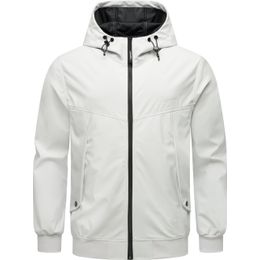 Ragwear Herren Outdoorjacke "Tyller Bonded", wei&szlig;, Basic, Gr. XL, Obermaterial: 100% Polyester. Innenfutter: 100% Polyester, Jacken, Wasserdichte und