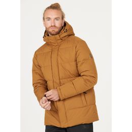 WHISTLER Herren Skijacke "Atlas", braun, Gr. S, kariert, unifarben, 100% Polyester, Jacken, mit 10.000 mm Wassers&auml;ule und winddichter Qualit&auml;t