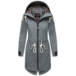 Marikoo Damen Softshelljacke "Mount Furnica", blau, Gr. XXL, Obermaterial: 95% Polyester, 5% Elasthan; Futter: 100% Polyester; Wattierung: 100%