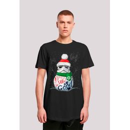 F4NT4STIC Herren T-Shirt "Star Wars Stromtrooper Up To Snow Good", schwarz, Gr. M, Obermaterial: 100% Baumwolle, Shirts, Print
