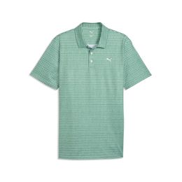 Puma Herren Poloshirt "MATTR Stadium Golfpolo Herren"wei&szlig; glow luso gr&uuml;n, Gr. XXL, bedruckt, Obermaterial: 8% Elasthan, 92% Polyester. Einsatz: 8%