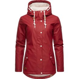 Ragwear Damen Regenjacke "Marge", rot, Gr. XXL, Obermaterial: 100% Polyester, Futter: 100% Polyester, Wattierung: 100% Polyester, Jacken, warm