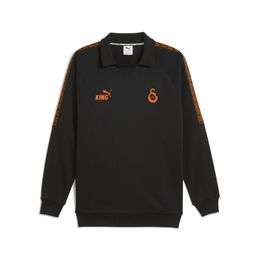 Puma Herren Sweatshirt "Galatasaray SK KING Drill Top Herren", schwarz, Gr. XS, Obermaterial: 30% Polyester, 70% Baumwolle; Rippe: 97% Baumwolle, 3%