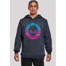 F4NT4STIC Herren Kapuzenpullover "Alien Kopf", blau, Gr. XS, Obermaterial: 65% Baumwolle, 35% Polyester, Pullover, Premium Qualit&auml;t