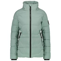 alife and kickin ALIFE & KICKIN Damen Winterjacke "Damen ZophiaAK A", blau, Gr. XS, 100% Polyester, Jacken, leicht taillierter Passform, Kapuze und Kunstfell sind