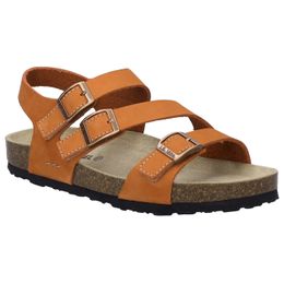 Josef Seibel Damen Sandale "Hermine 16", Gr. 38, orange, Leder, Schuhe, Plateau, Sommerschuh, Trekkingsandale mit ergonomischem Fu&szlig;bett