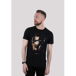 F4NT4STIC Herren T-Shirt "Marvel Avengers Endgame Iron Man Helm", schwarz, Gr. XL, Obermaterial: 100% Baumwolle, Shirts, Print