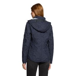 Gil Bret Damen Outdoorjacke, blau, Gr. 48, Strukturmuster, unifarben, Web, Obermaterial: 100% Polyester, Jacken, mit Strukturmuster