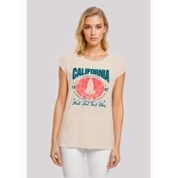 F4NT4STIC Damen T-Shirt "California skull summer vibes", wei&szlig;, Gr. M, Obermaterial: 100% Baumwolle, Shirts, Premium Qualit&auml;t