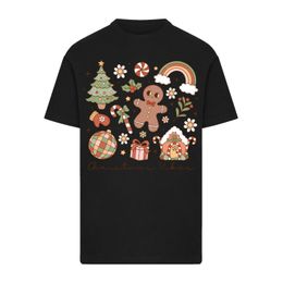 F4NT4STIC Herren T-Shirt "Weihnachten Vibes Cozy Cute Winter", schwarz, Gr. M, Obermaterial: 100% Baumwolle, Shirts, Premium Qualit&auml;t