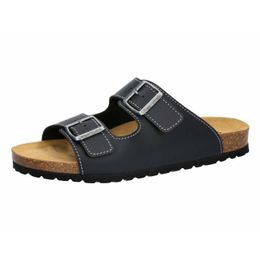 Lico Herren Pantolette "Pantolette Natural Elefo", Gr. 36, schwarz, Synthetik, Schuhe