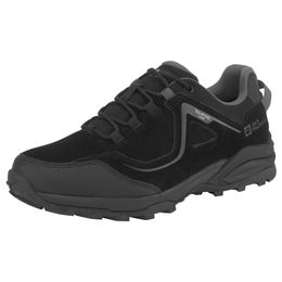 Jack Wolfskin Herren Wanderschuh "SUNSET HIKE TEXAPORE LOW M", Gr. 41, schwarz, Leder, Textil, Schuhe, wasserdicht, Trekkingschuh