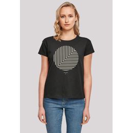 F4NT4STIC Damen T-Shirt "Geometrics", schwarz, Gr. S, Obermaterial: 100% Baumwolle, Shirts, Print
