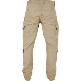 Urban Classics Herren Stoffhose "Urban Classics Herren Double Cargo Twill Jogging Pants"warmsand, Gr. 32, unifarben, 98% Baumwolle, 2% Polyester,