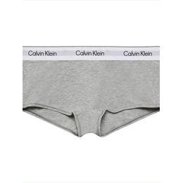 Damen Panty "MODERN COTTON", Calvin Klein Underwear, Gr. XL, grau, Jersey, Obermaterial: 53% Baumwolle, 35% Modal, 12% Elasthan, meliert, Unterhosen,