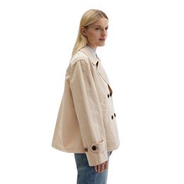 Marc O'Polo MARC O'POLO Damen Outdoorjacke "aus Organic Cotton-Twill"linen beige, Gr. 44, unifarben, Obermaterial: 100% Baumwolle. Futter: 100% Baumwolle, Jacken
