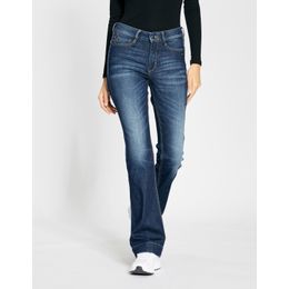 Gang Damen Schlagjeans "Gang Jeans Bootcut Flared 94MAXIMA FLARED", blau, Gr. 25, Denim/Jeans, 82% Baumwolle, 16% Polyester, 2% Elasthan, Jeans