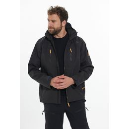 WHISTLER Herren Outdoorjacke "Downey", grau, Gr. M, unifarben, 65% Polyester, 35% Baumwolle, Jacken, mit 10.000 mm Wassers&auml;ule