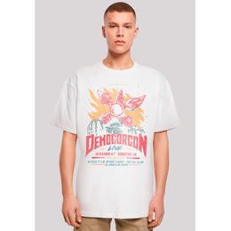 F4NT4STIC Damen T-Shirt "Stranger Things Demogorgon Poster", wei&szlig;, Gr. XL, Obermaterial: 100% Baumwolle, Shirts, Premium Qualit&auml;t