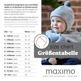 MaxiMo Jungen Bommelm&uuml;tze, gr&uuml;n, Gr. 47, unifarben, Strick, Materialmix, M&uuml;tzen, weiche Wollmischung, Bommel, Bindeband, gef&uuml;ttert