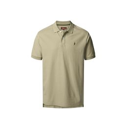 Kurzarmhemd MCS "MCS Polo MCHurst", Herren, Gr. L, Normalgr&ouml;&szlig;en, laurel oak, Obermaterial: 100% Baumwolle, Hemden