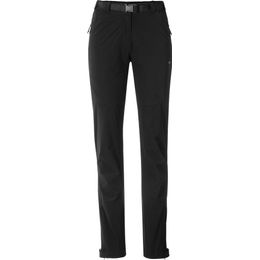 LPO Damen Outdoorhose "Trekkinghose Gwen WMN", schwarz, Gr. 21, Web, 92% Polyamid. 8% Elasthan, Hosen, mit G&uuml;rtel