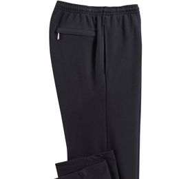 Hajo Herren Trainingshose, schwarz, Gr. 30, unifarben, 62% Baumwolle, 33% Polyester, 5% Elasthan, Hosen