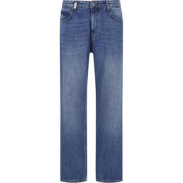 2Y STUDIOS Herren Bequeme Jeans "2Y Studios 2Y Amaru Ankle Straight Jeans", blau, Gr. 34, unifarben, 100% Baumwolle, Jeans