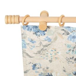 Gardinenstange SN DECO GROUP, L:160cm, beige, Holzwerkstoff, Gardinenstangen, "Pisa", 28 mm, Holz, verschiedene L&auml;ngen und Farben, Komplettset