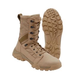 Stiefel Brandit "Brandit Herren Defense Boot", Herren, Gr. 39, camel, unifarben, Schuhe Stiefel