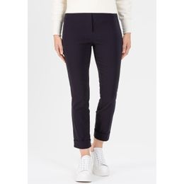Stehmann Damen 3/4-Hose "Igor", blau, Gr. 48, unifarben, Web, Obermaterial: 72% Viskose, 25% Polyamid, 3% Elasthan, Hosen, in Gr&ouml;&szlig;en 32 bis 52, aus