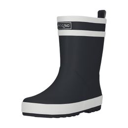 ZIGZAG M&auml;dchen Gummistiefel "Rubber Boot BOX", Gr. 26, schwarz-wei&szlig;, Gummi, Schuhe, mit praktischer Lasche