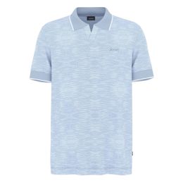 JOOP! JOOP Herren Poloshirt "Iwanito"lt, pastel blau, Gr. XXXL, Jersey, Obermaterial: 100% Baumwolle, Shirts, melierte Optik