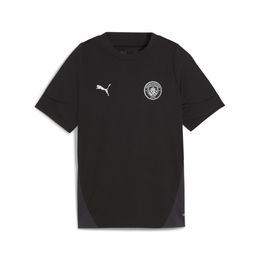 Puma M&auml;dchen Trainingsshirt "Manchester City Trainingstrikot Jugendliche", schwarz, Gr. 164, Obermaterial: 100% Polyester, Shirts