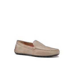 Geox Herren Slipper "U ISTRIA", Gr. 39, beige, Veloursleder, Schuhe, Slipper, Schlupfschuh mit Geox Spezial Membran
