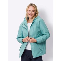 Classic Basics Damen Langjacke, gr&uuml;n, Gr. 42, unifarben, 100% Polyester, Wattierung:100% Polyester, Jacken