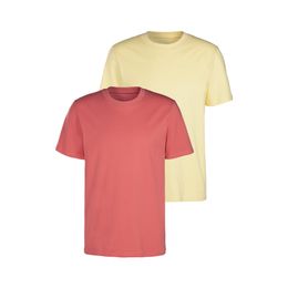 Kangaroos Herren T-Shirt, orange, Basic, Gr. XL, unifarben, Jersey, Obermaterial: 100% Baumwolle, Shirts, Freizeitshirt mit Kurzarm, Rundhals aus