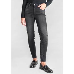 Damen Slim-fit-Jeans "PULPHIGC", schwarz, Gr. 29, Le Temps Des Cerises, 83% Baumwolle, 17% Elasthan, Jeans, in tollem Slim Fit-Schnitt
