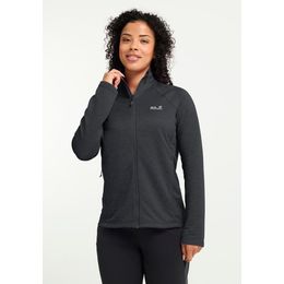 Jack Wolfskin Damen Fleecejacke "ANYTRAIL FZ W", grau, Gr. XS, Obermaterial: 100% POLYESTER. Futter: 100% POLYESTER, Jacken