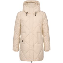 Ragwear Damen Steppmantel "Diamanta", beige, Basic, Gr. S, Obermaterial: 100% Polyester; Innenfutter: 100% Polyester; Wattierung: 100% Polyester,