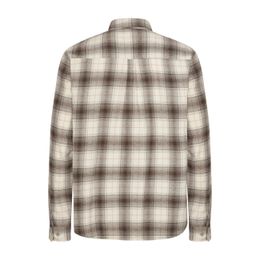 Herren Langarm-Poloshirt "Clean Cut Copenhagen Dylan Checked Flannel Shirt"ecru braun, Gr. S, Clean Cut Copenhagen, kariert, 100% Baumwolle, Shirts