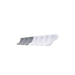 Camano Herren Sneakersocken "7er Pack", Gr. 43, grau, 80% Baumwolle, 17% Polyamid, 3% Elasthan, uni, Socken