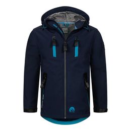 Arctic Seven Herren Softshelljacke "ASLasaro", blau, Gr. XL, Obermaterial: 96% Polyester, 4% Elasthan. Innenseite: 100% Polyester, Jacken, mit