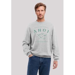 F4NT4STIC Herren Sweatshirt "Ahoi M&ouml;we Knut und Jan", grau, Gr. XL, Obermaterial: 80% Baumwolle, 20% Polyester, Sweatshirts, Osteee Kollektion,