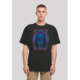 F4NT4STIC Damen T-Shirt "Harry Potter Neon Death Eater Mask", schwarz, Gr. S, Obermaterial: 100% Baumwolle, Shirts, Print