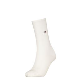Tommy Hilfiger Damen Socken "TH WOMEN SOCK PREMIUM ARGYLE", Gr. 39sanftes wei&szlig;, Baumwollmischung, Socken