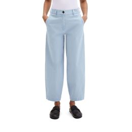 Marc O'Polo MARC O'POLO Damen Chinohose "aus Organic Cotton-Twill"grau horizon, Gr. 40, unifarben, Twill, Obermaterial: 98% Baumwolle, 2% Elasthan, Hosen