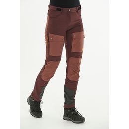 WHISTLER Damen Softshellhose "Anissy", braun, Gr. 42, mehrfarbig, 65% Polyester, 35% Baumwolle, Hosen, mit atmungsaktivem Material