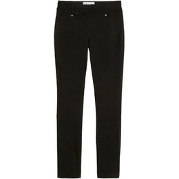 bonprix Damen Stretch-Hose "Stretch-Hose in Schlupfform", schwarz, Gr. 48, Obermaterial: 73% Viskose, 23% Polyamid, 4% Elasthan, Hosen, aus Viskose,